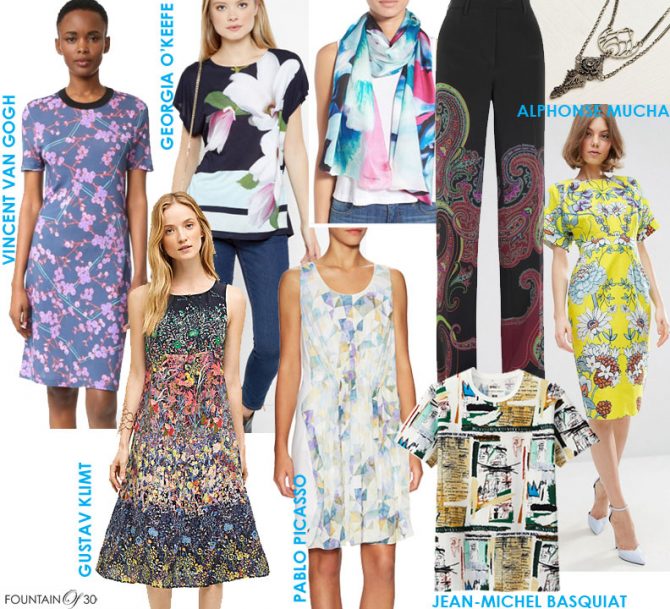 What To Wear Now: Artistic Prints Inspired By Masterpieces ...