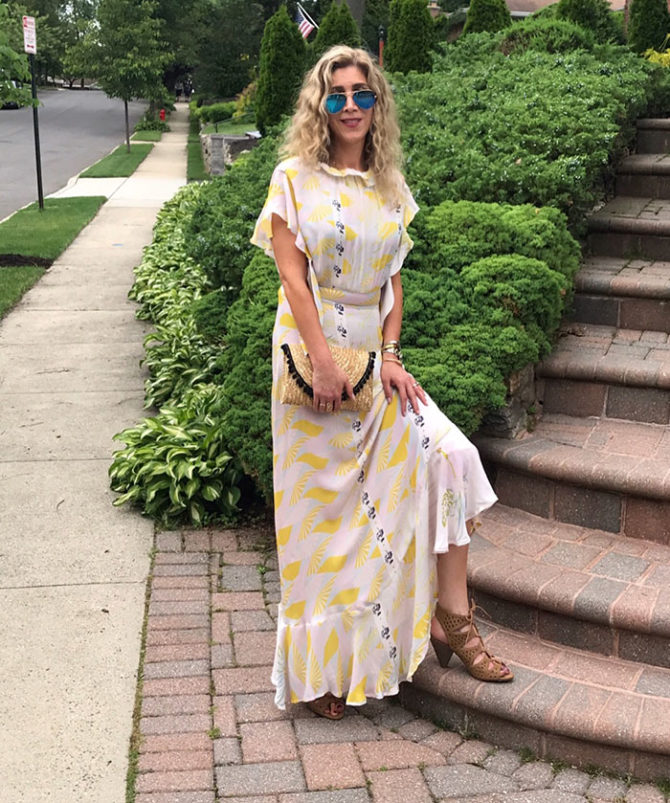 Outfit Of The Day: My Stunning Cynthia Rowley Floral Maxi ...