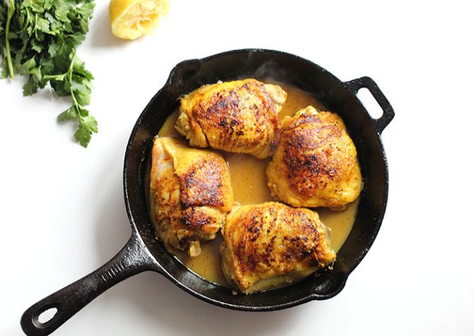 Easy To Make Anti-Inflammatory Turmeric Lemon Skillet Chicken ...
