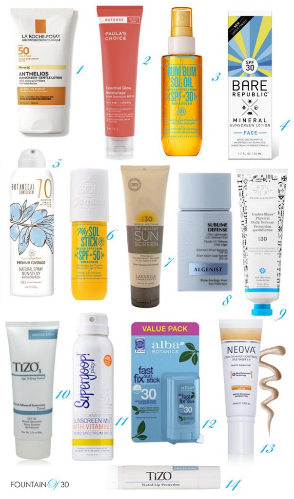 The Best Sunscreens To Wear All Year Long - fountainof30.com