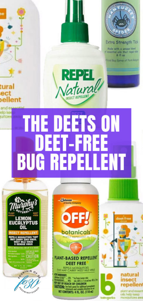 The Deets on DEET-Free Bug Repellent - fountainof30.com