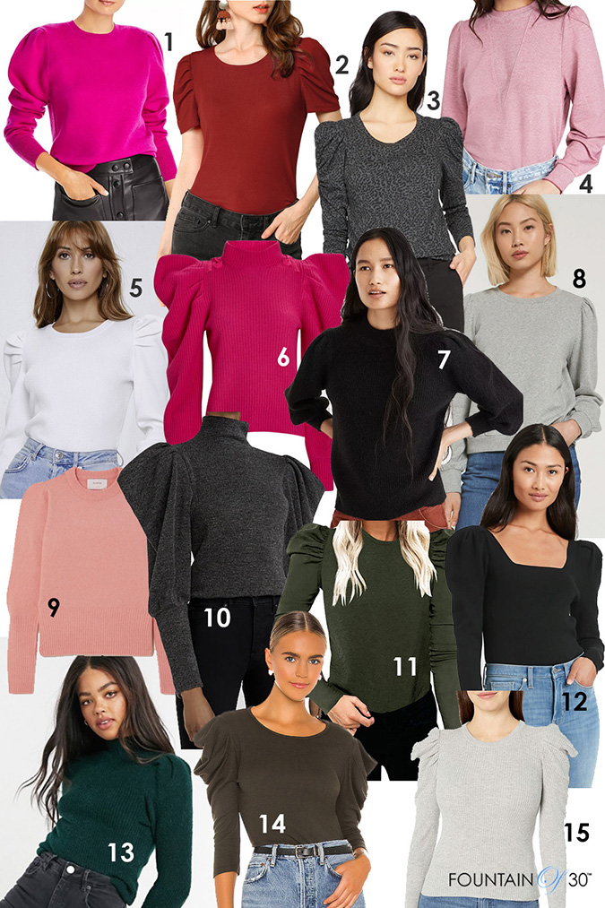 How To Do Puffy Sleeves And NOT Look Like Seinfeld - fountainof30.com