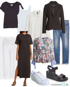 A Chic 10 Piece Summer Capsule Wardrobe For Women Over 40 ...
