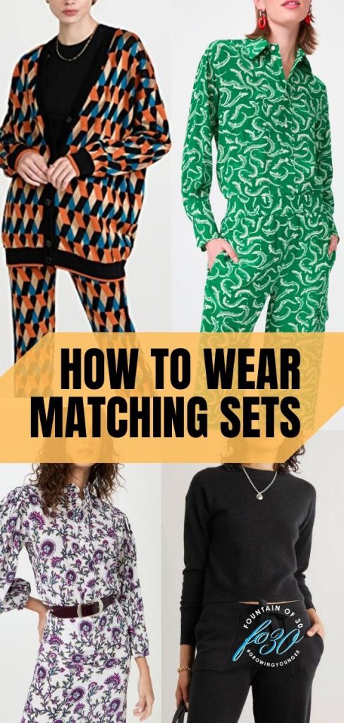 Ready, Set, Go Matchy Matchy! How to Wear Matching Sets - fountainof30.com