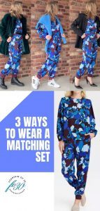 How To Style A Matching Set Three Very Different Ways - fountainof30.com