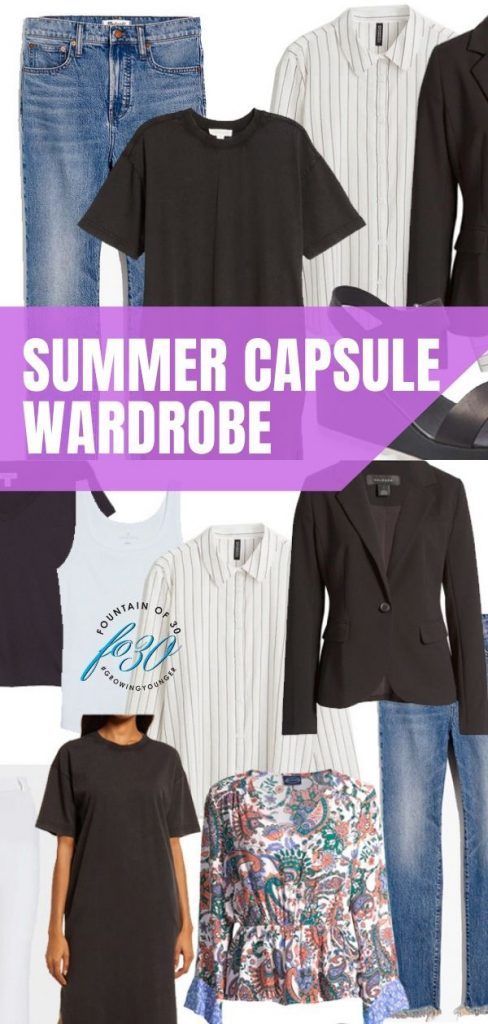 Summer to Fall Capsule Wardrobe For Women Over 50: 10 Easy Pieces ...
