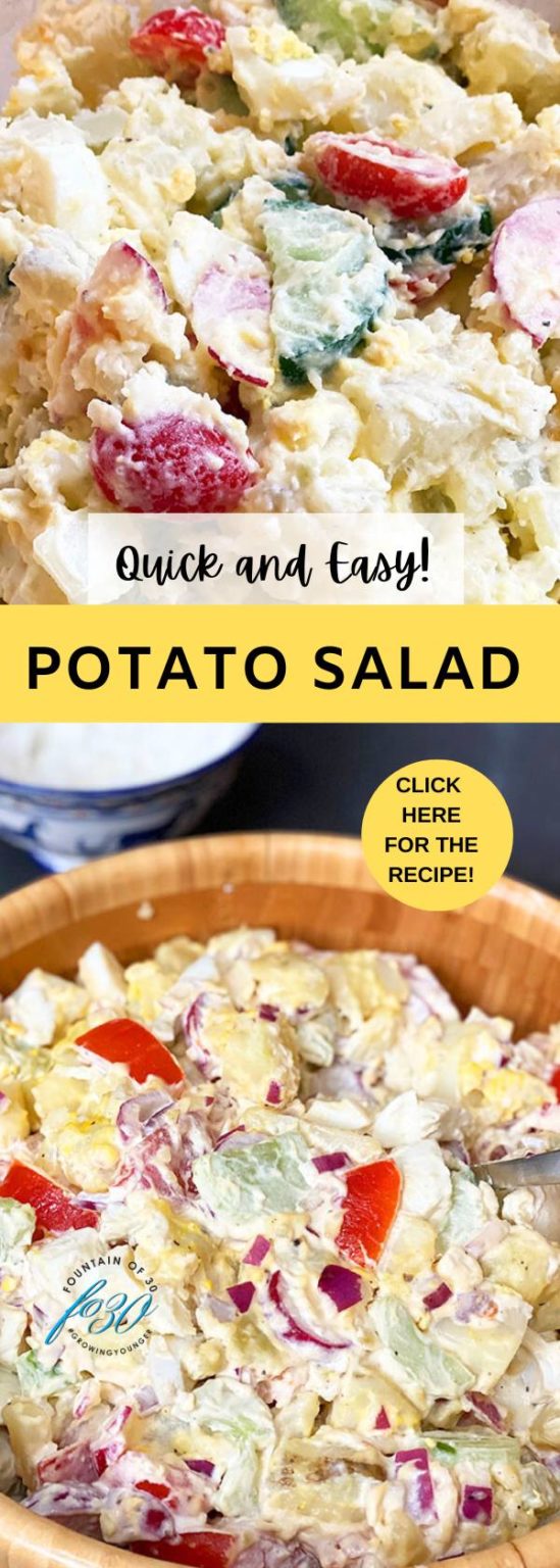 How To Make Quick and Easy Potato Salad (It's a Step-Saver ...