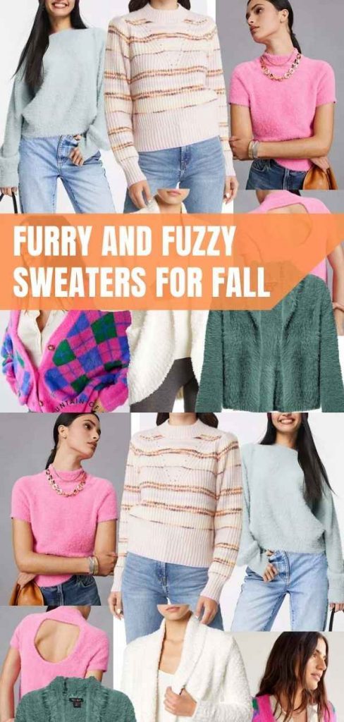 The Fuzzy Sweater Trend for Fall 2022 for Women Over 50 - fountainof30.com