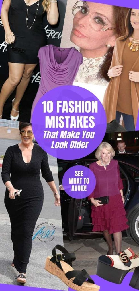 10 Fashion Mistakes That Make You Look Older - fountainof30.com