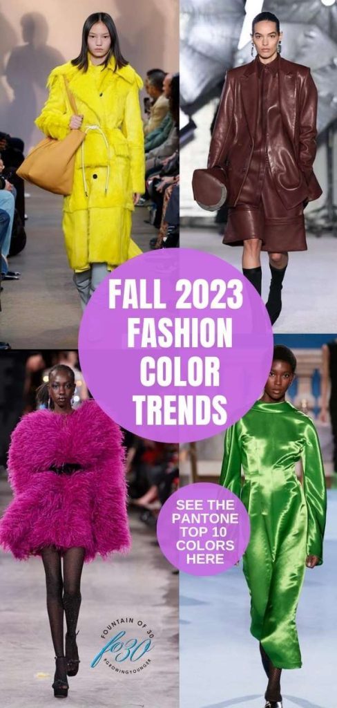 Pantone Top 10 NYFW Fashion Color Trends For Fall 2023 - fountainof30.com