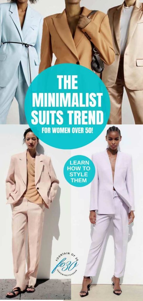 How to Wear The Clean Minimalist Suits Trend for Women Over 50 ...