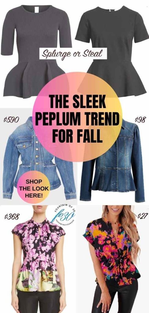 The Sleek Peplum Trend for Fall 2023: Splurge or Steal? - fountainof30.com
