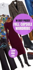 A Fall Capsule Wardrobe for Women Over 50: 10 Easy Pieces ...