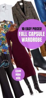 A Fall Capsule Wardrobe for Women Over 50: 10 Easy Pieces ...