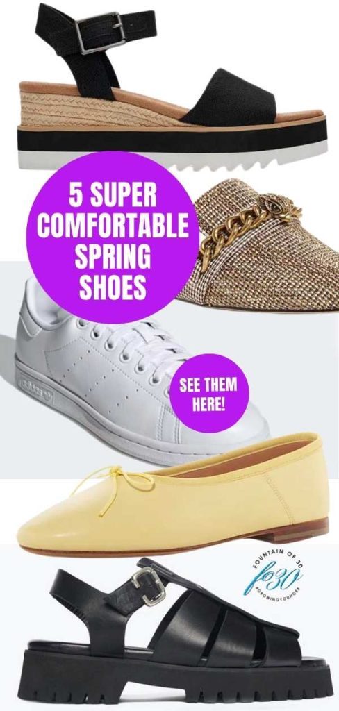 The Most Comfortable Spring Shoes for Women Over 50 - fountainof30.com