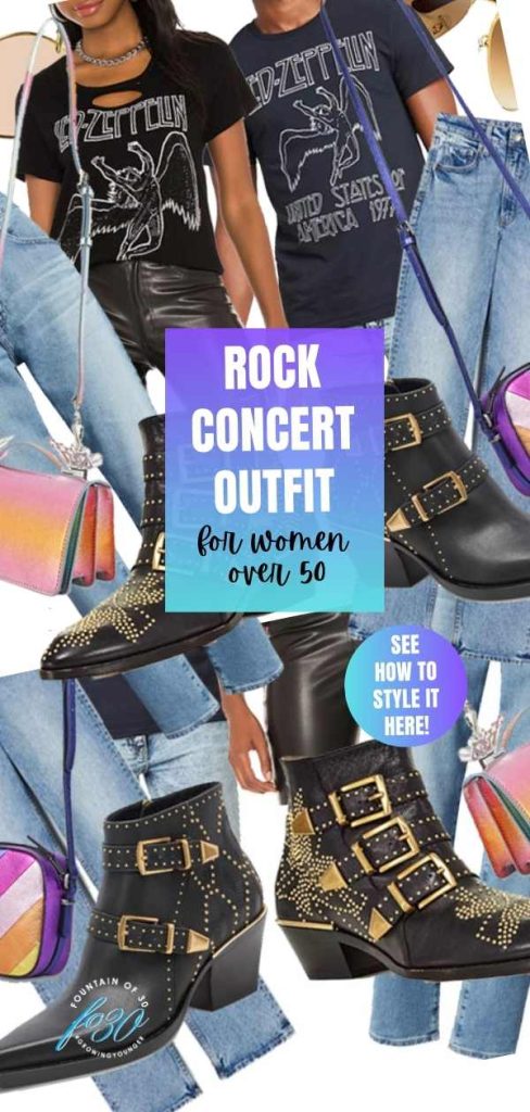 How To Style A Summer Rock Concert Outfit For Women Over 50 ...