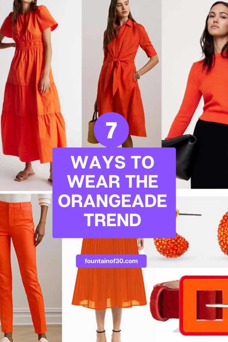 Bold Spring Fashion Color Trend: How To Wear Orangeade - fountainof30.com