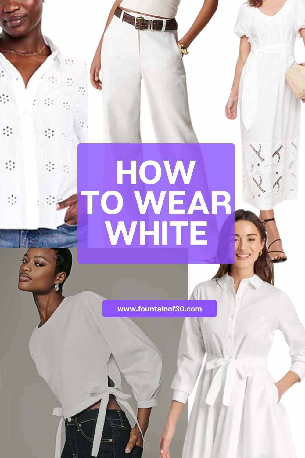 Best Ways to Wear The White Color Trend for Spring/Summer 2025 ...