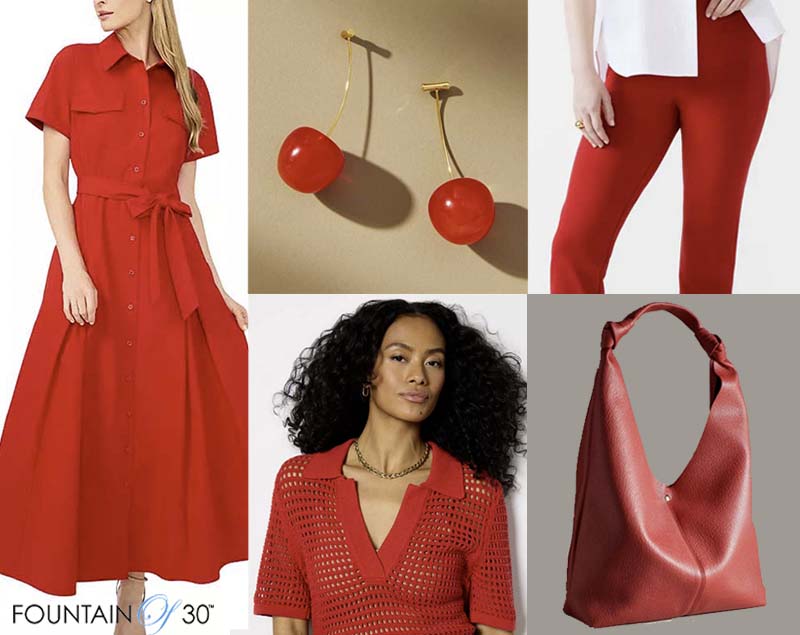 Delicious Fall 2025 Color Trend: Cherry Red Fashion for Women Over 50 ...