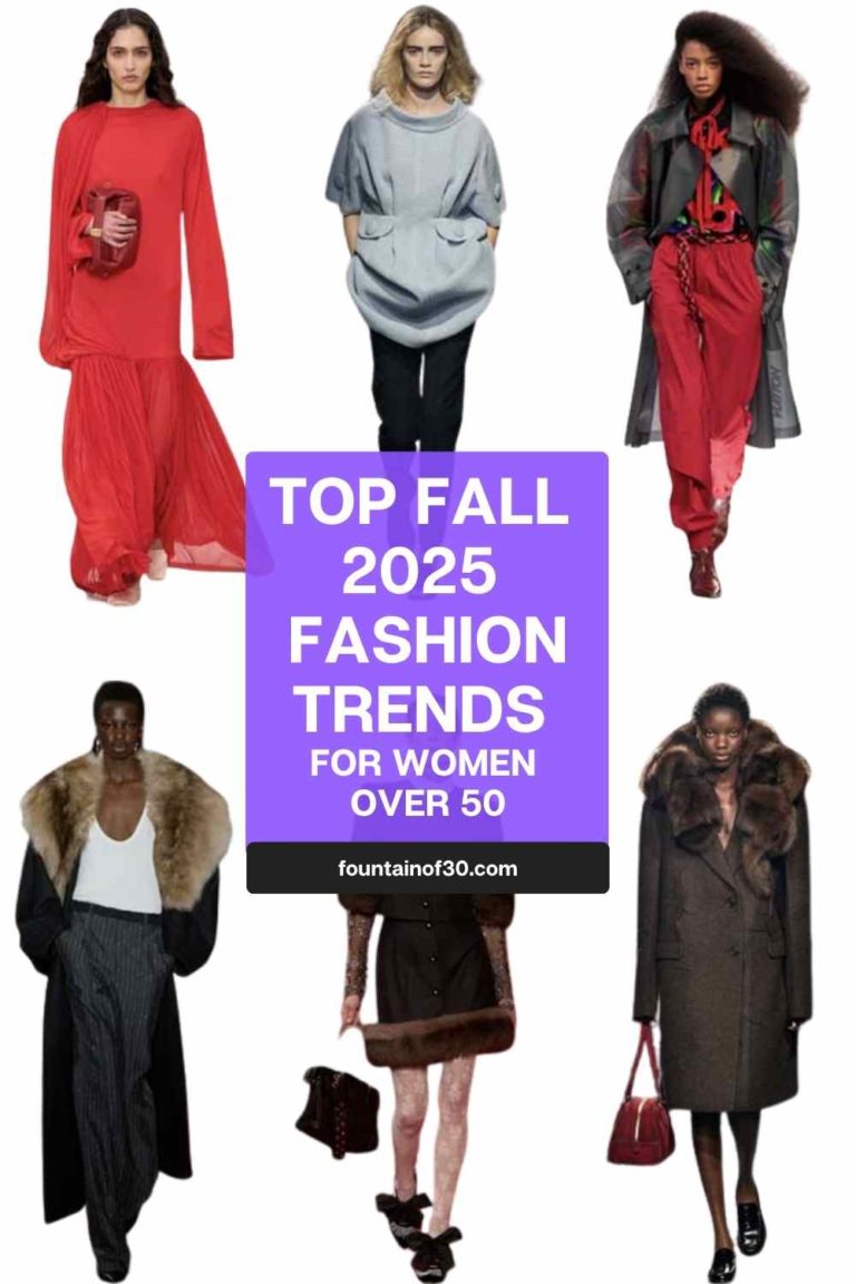 9 Of The Top Fall 2025 Fashion Trends For Women Over 50 - fountainof30.com