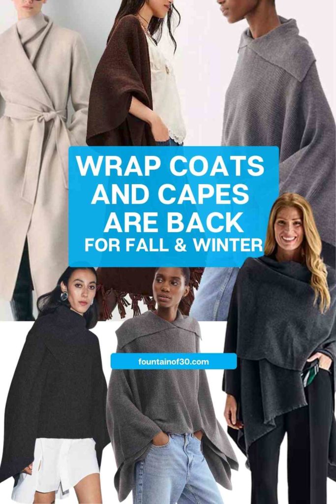 Cozy and Chic: The Return of Wrap Coats and Capes for Fall and Winter ...