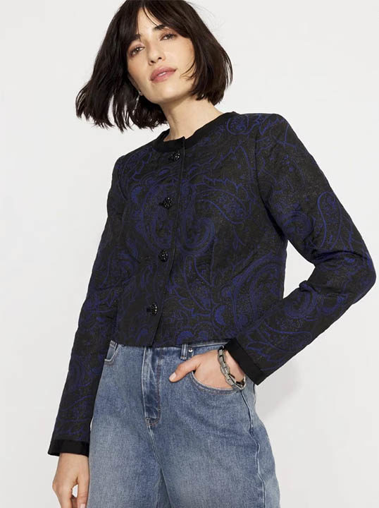 No Collar, No Problem: The Collarless Blazer Trend To Try Right Now ...