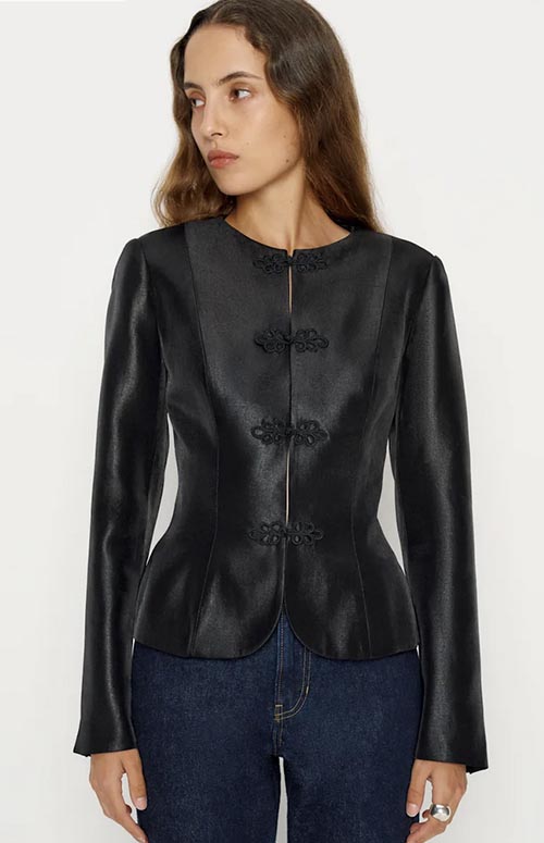 No Collar, No Problem: The Collarless Blazer Trend To Try Right Now ...