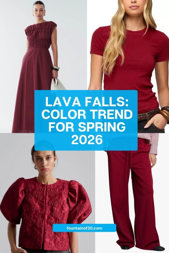 Lava Falls: The Rich Red Color Trend To Know for Spring 2026 ...